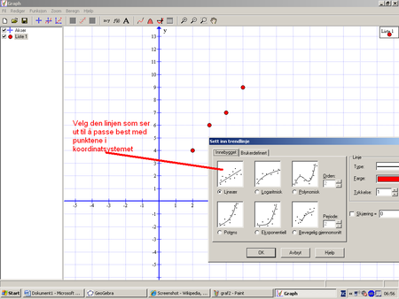 Regresjon – Matematikk.net
